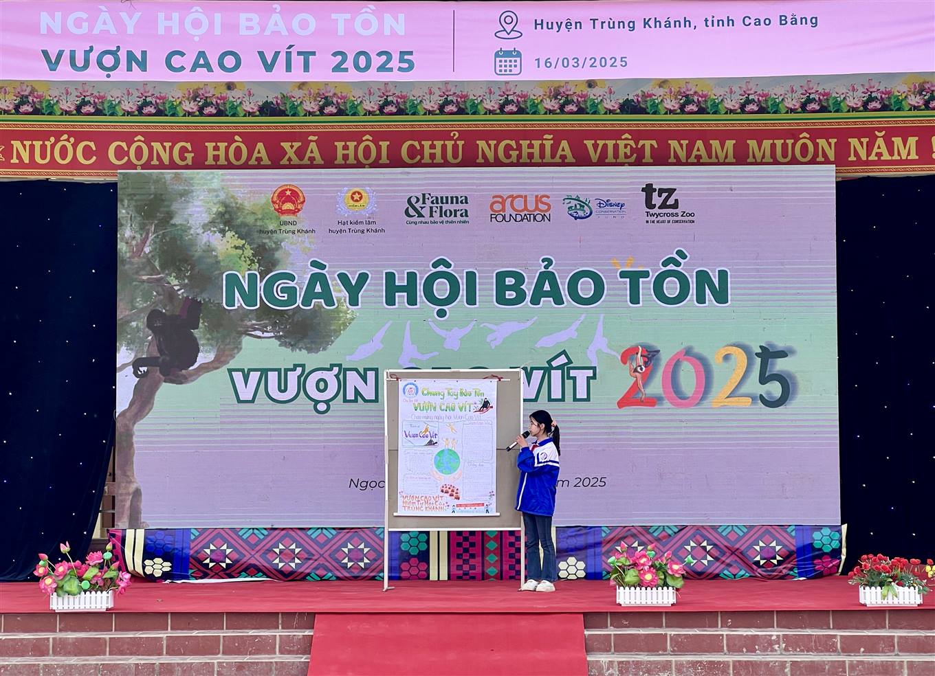 Ngày hội bảo tồn Vượn Cao Vít huyện Trùng Khánh năm 2025